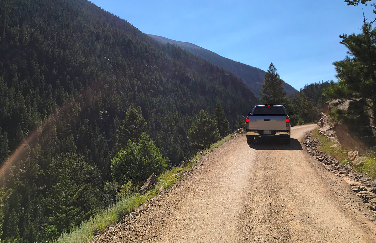 Driving Old Fall River Road In Rocky Mountain National Park