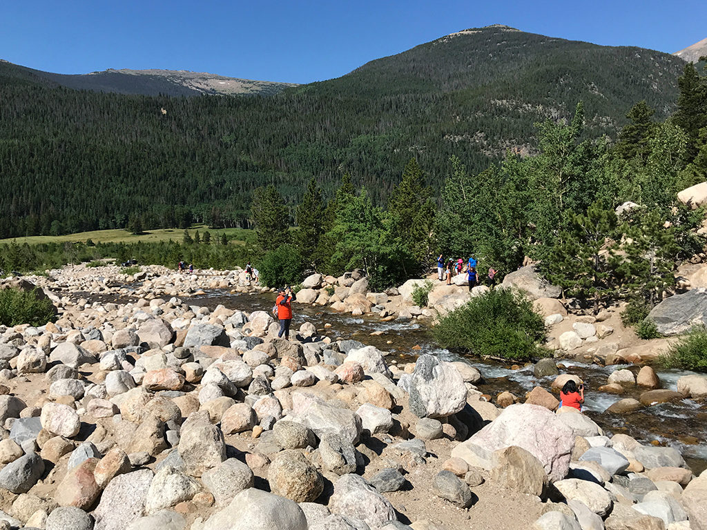Alluvial Fan Waterfall In Rocky Mountain National Park
