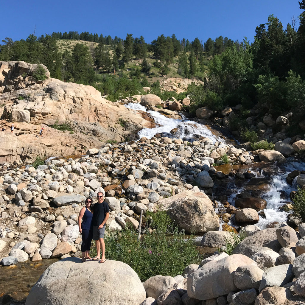 Alluvial Fan Waterfall In Rocky Mountain National Park