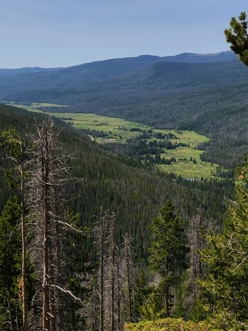 Farview Curve Overlook on Trail Ridge Road in Rocky Mountain National Park