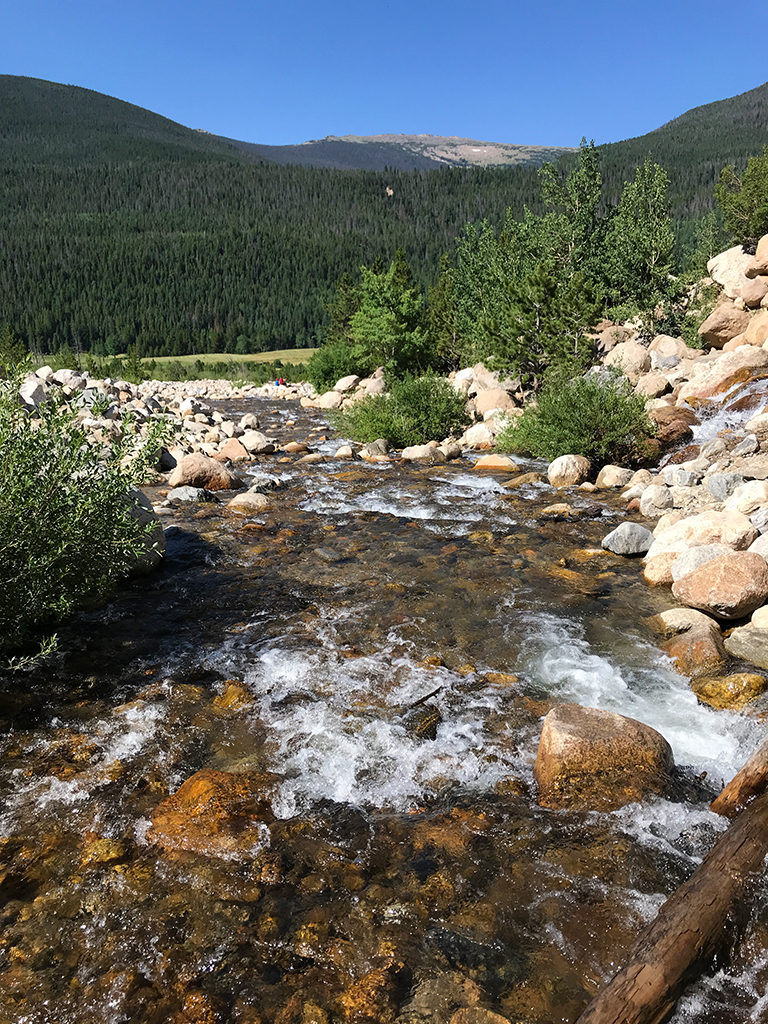 Alluvial Fan Waterfall In Rocky Mountain National Park