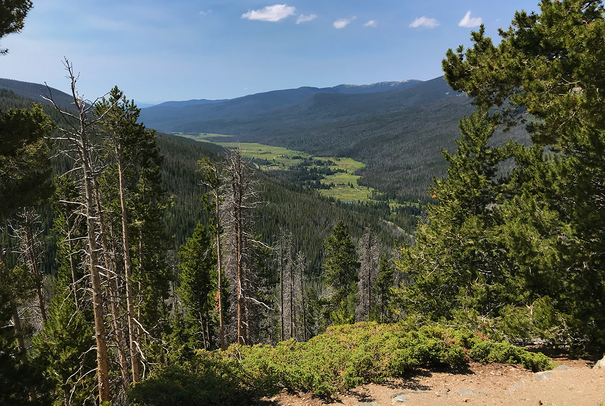 Farview Curve Overlook on Trail Ridge Road in Rocky Mountain National Park