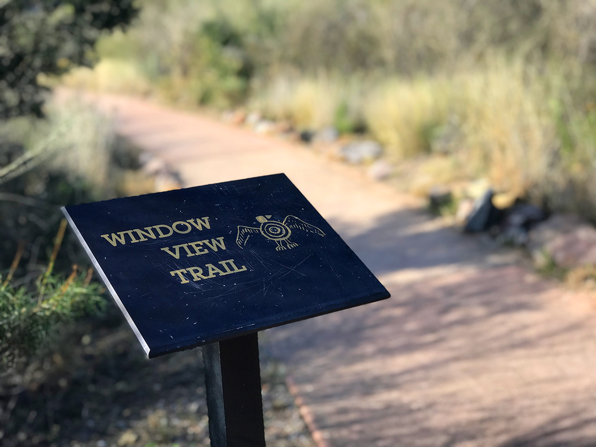 Window View Trail In The Chisos Basin At Big Bend National Park