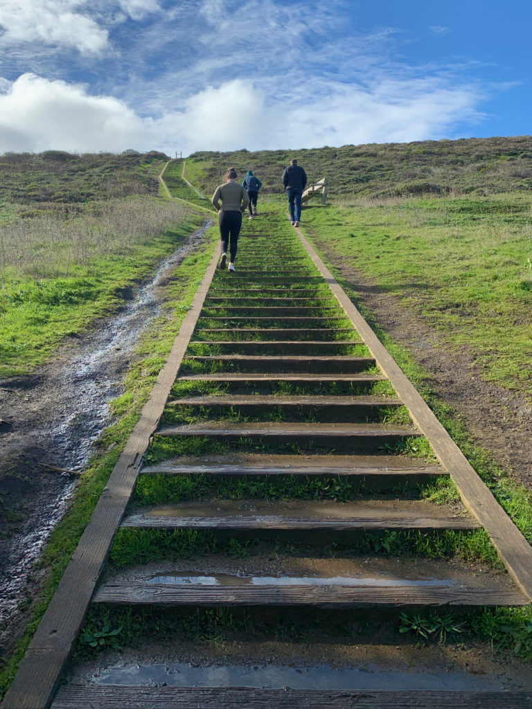 Hiking the Bootlegger's Steps at Mori Point in Pacifica, California
