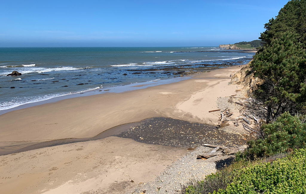 Bowling Ball Beach Near Point Arena in Mendocino County