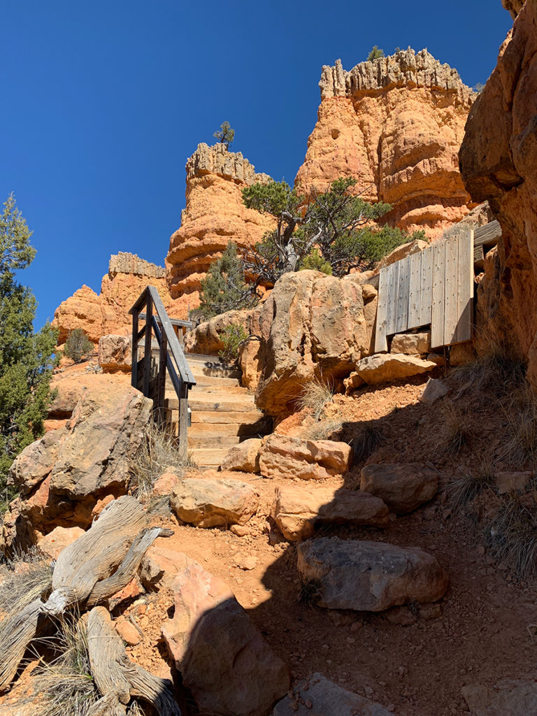 Red Canyon Arches Trail in Losee Canyon