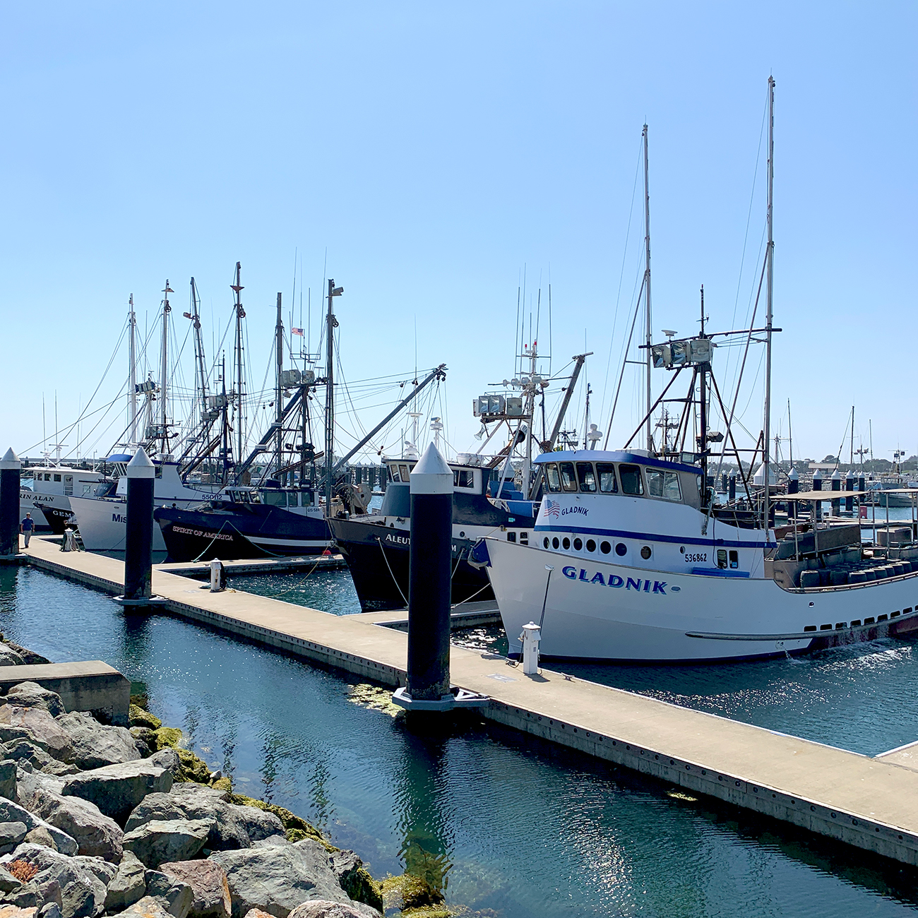 Crescent City Harbor And Whaler Island